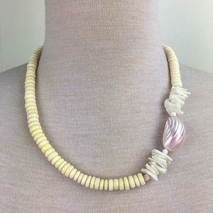 Vintage | Jewelry | Vintage Shell Beaded Necklace | Poshmark